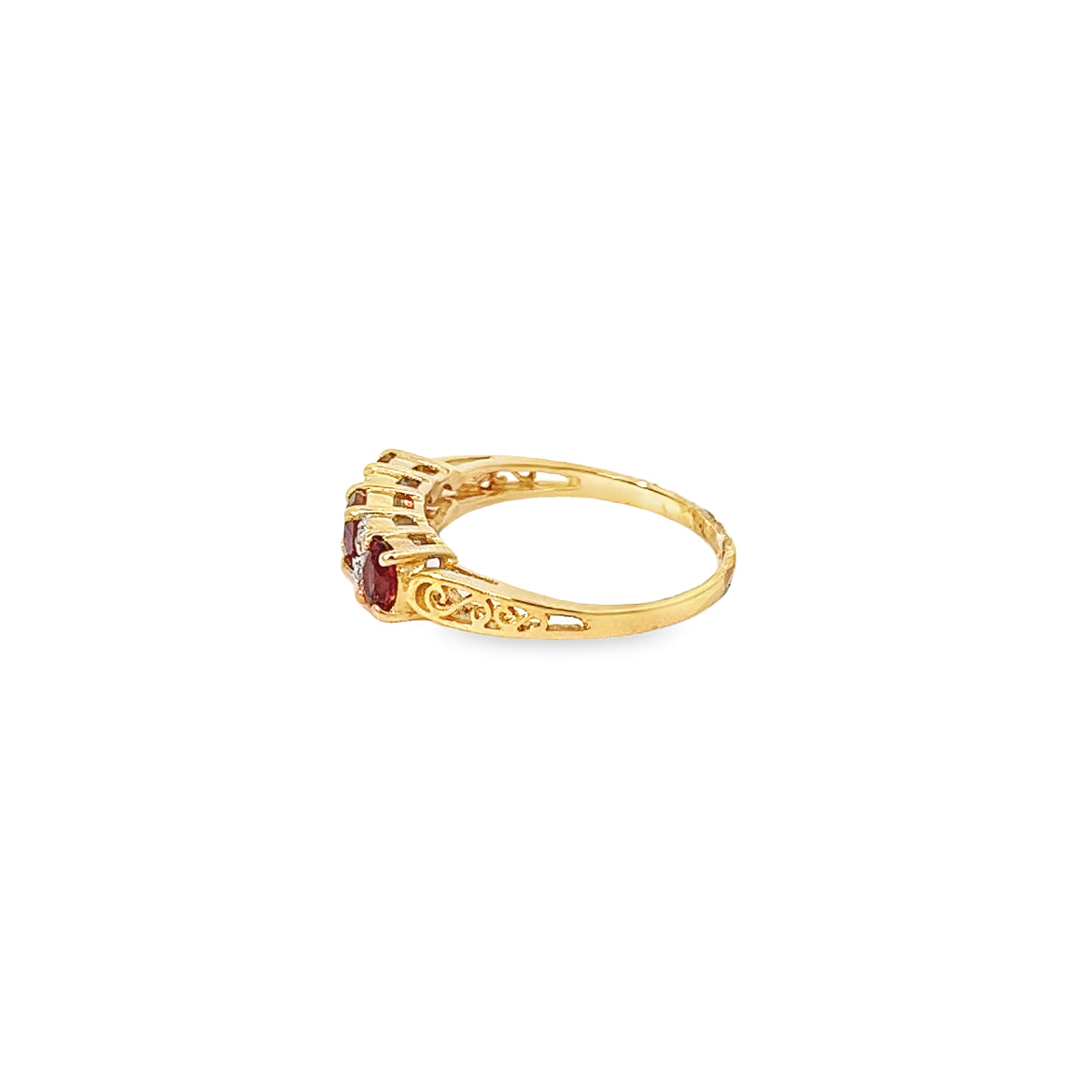 9CT Peach Spinel Ruby– McCulloch The Jewellers - Bespoke Jewellery ...